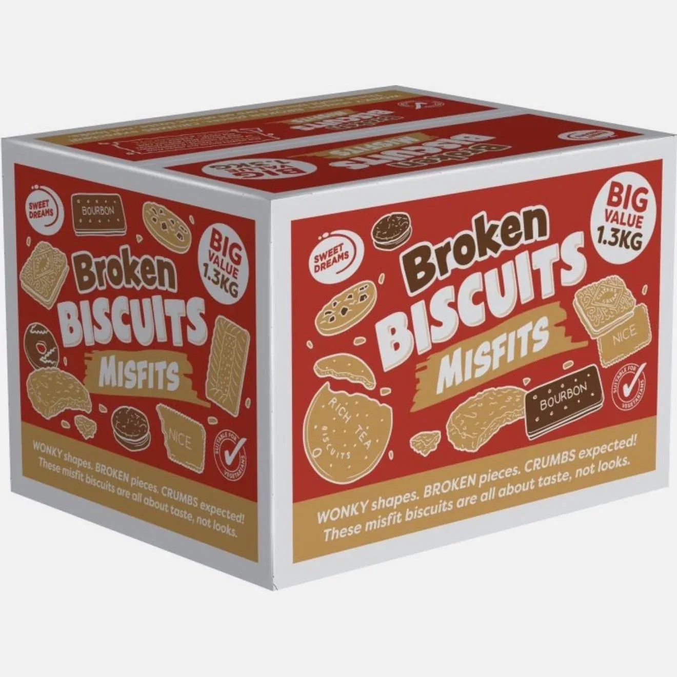 Sweet Dreams Broken Biscuits Misfits 1.3KG – Frosty Sweet Factory